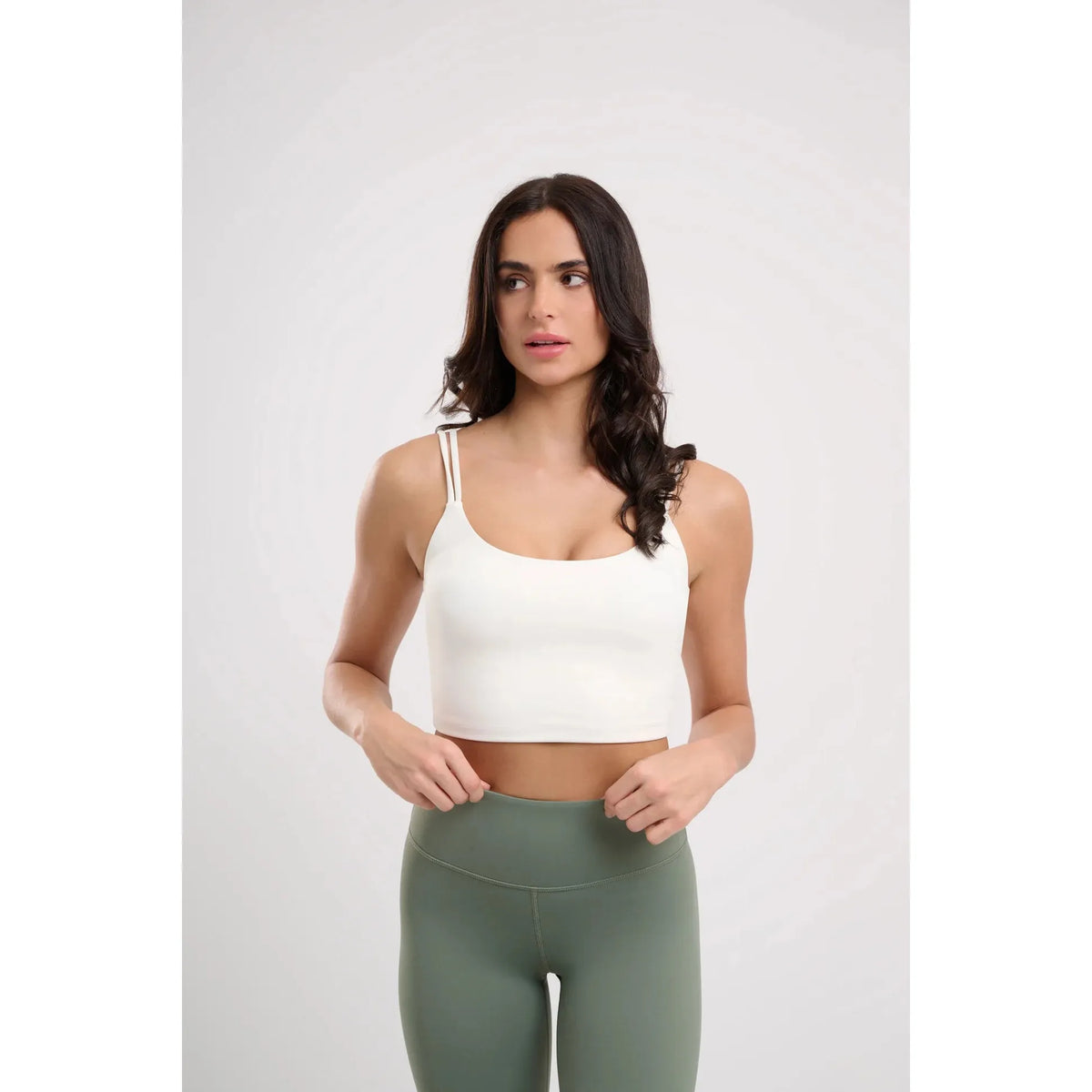 Dahlia Crop Top | Natural White | Purr Clothing